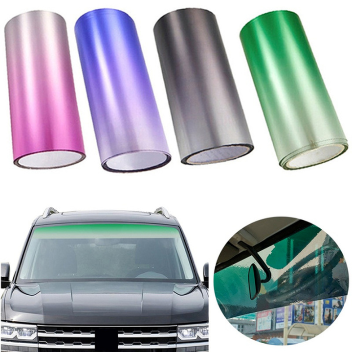 Gradient Colorful Car Windscreen Solar Film Anti-UV Privacy Heat ...