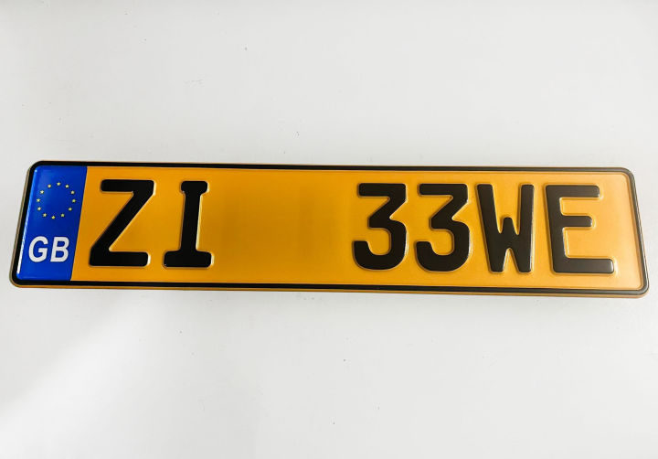 Universal Europlate Car License Plate | Lazada