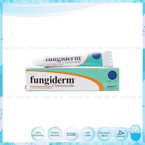 FUNGIDERM SALEP ANTI JAMUR 5 GR MENGATASI GATAL, KUTU AIR, PANU, KURAP ...