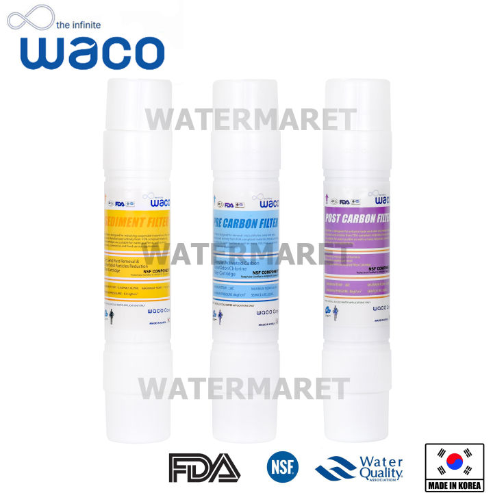 WACO HYUNDAI ชุดไส้กรอง Inline Water Filter Set B (Sediment+Pre carbon ...