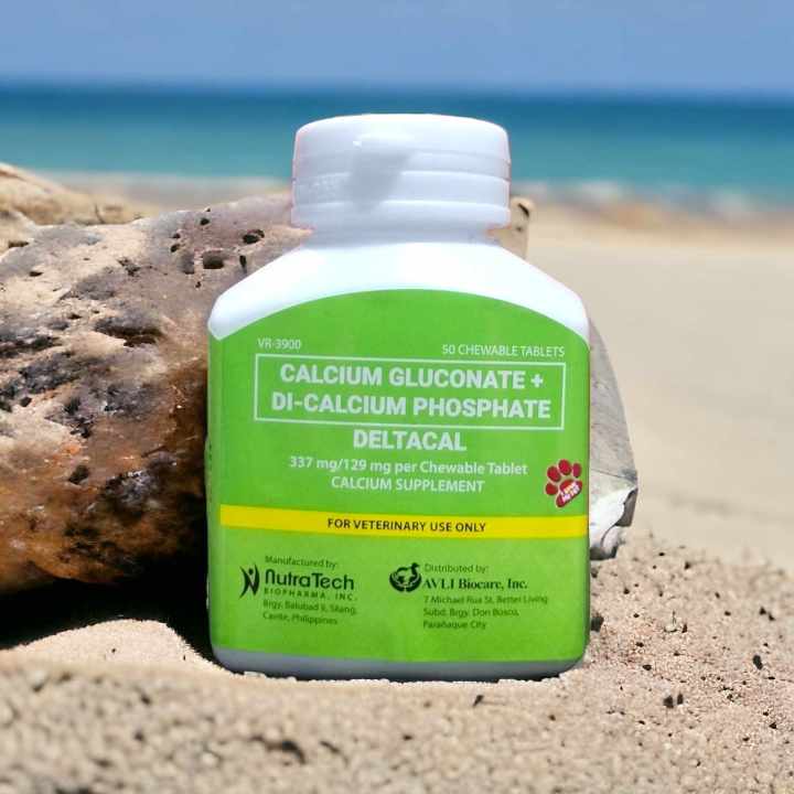 Deltacal Chewable Tablet: Calcium Gluconate + Di-Calcium Phosphate ...