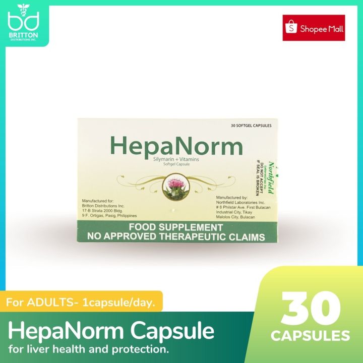 HepaNorm - Silymarin B Complex of 30 Capsules | Lazada PH