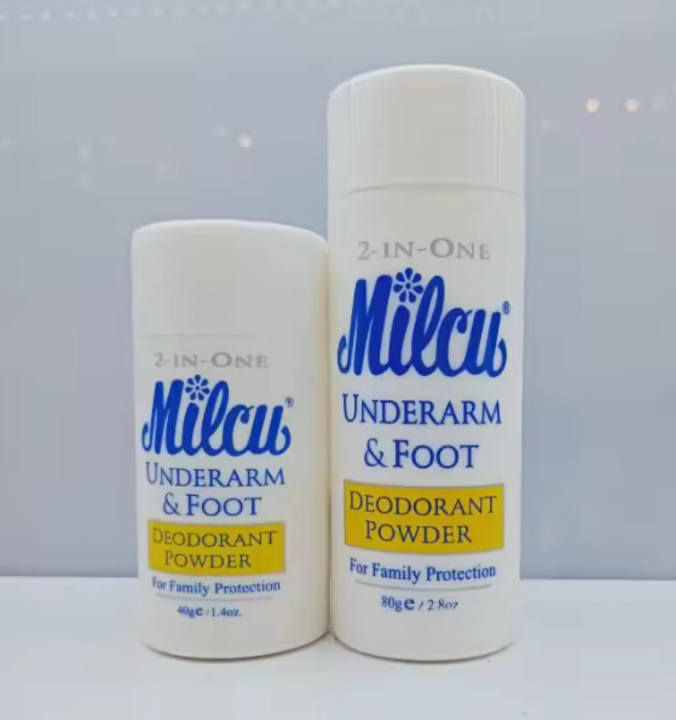 Milcu Underarm & Foot Deodorant Powder 40G 80G | Lazada PH