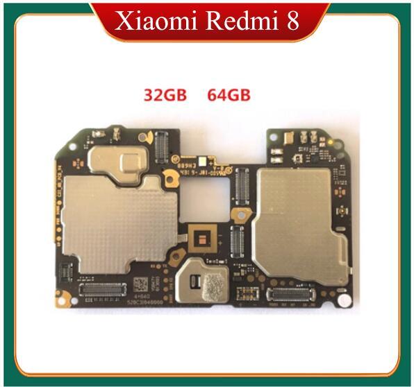 Full Unlocked For Xiaomi RedMi 8 Motherboard Original Logicboard 32gb ...