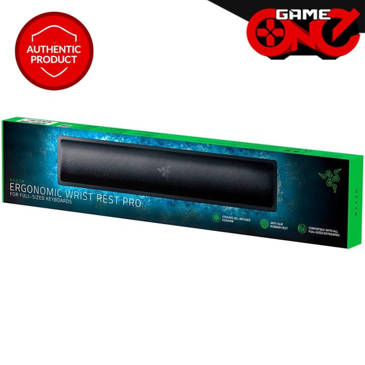 【COD】 Razer Ergonomic Wrist Rest Pro for Full-Sized Keyboard | Lazada PH