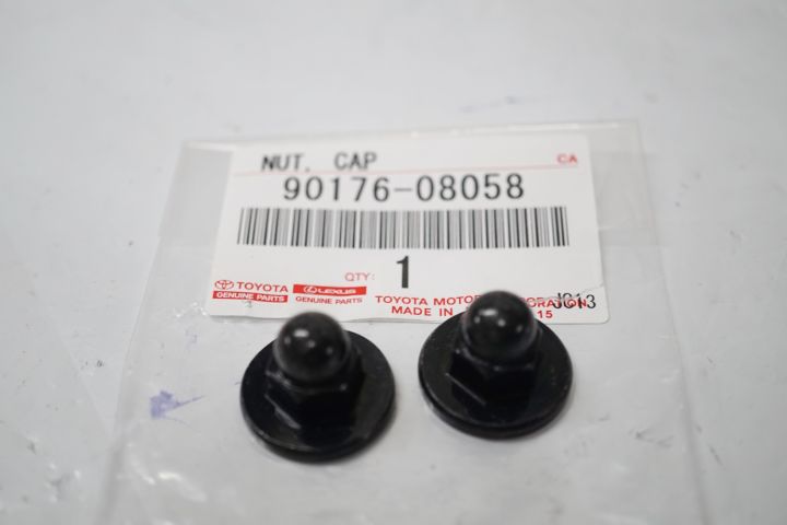 2ตัว 90176-08058 น๊อตยึดฝาพลาสติกบนเครื่องยนต์สำหรับ Toyota Revo New ...