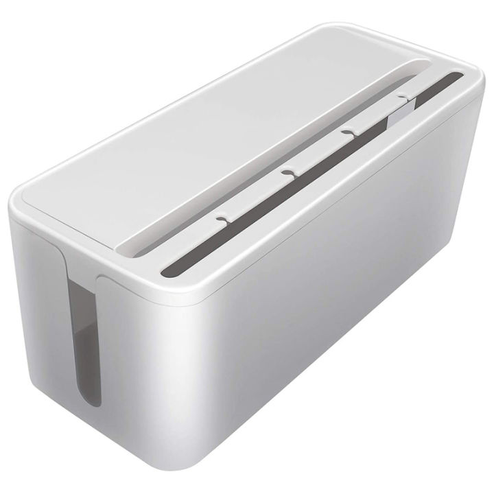 Cable Management Box, ABS Cable Organizer Cord Hider Box, Computer ...