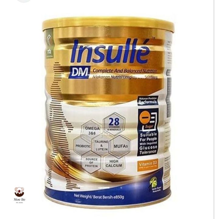 "NFA Insulle Complete Nutrition 850G - Advanced Diabetes Milk Powder ...