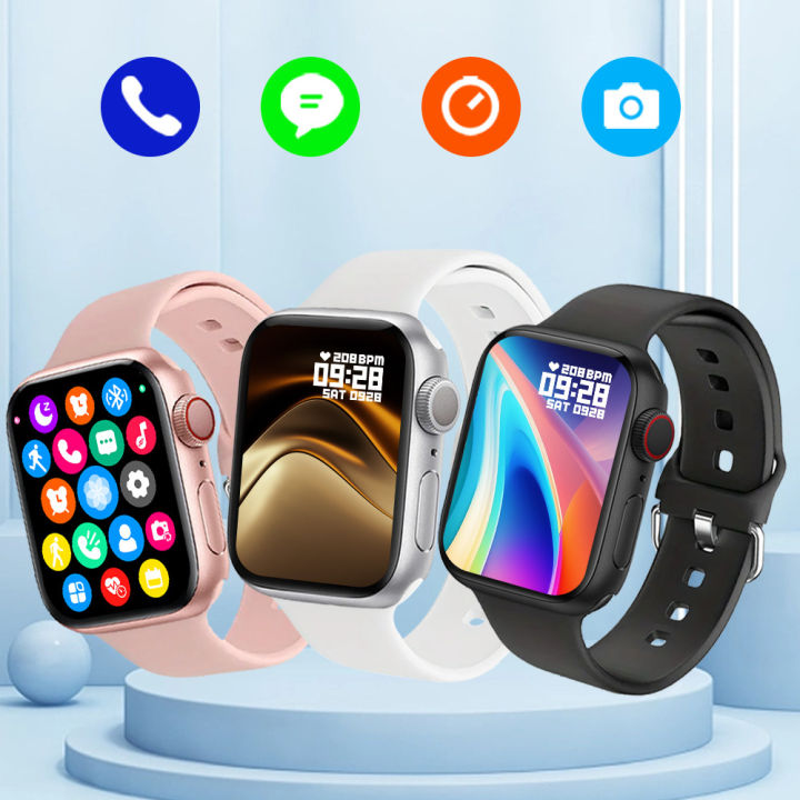 H9 Smartwatch lelaki asal wanita sukan Watch HD skrin sentuh menerima ...