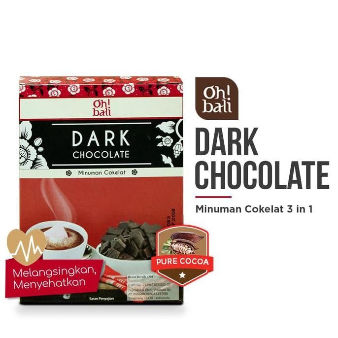 OH BALI DARK CHOCOLATE 5 SACHET X 30G **WITH FREE GIFT | Lazada