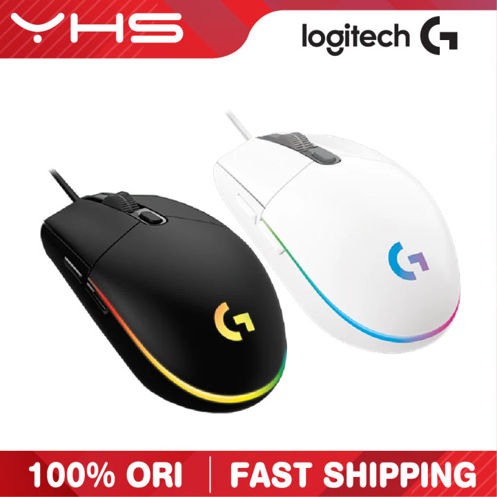 LOGITECH G102 Gaming Mouse with Customizable RGB Lighting, 6 Programmable Buttons, Gaming Grade ...