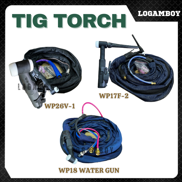 TIG WELDING TORCH WP26V-1 WP17F-2 WP18 WATER GUN 8M FULL SET WITH ...