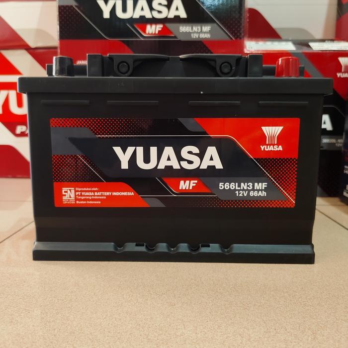 AKI MOBIL INNOVA REBORN DIESEL 370LN3/566LN3 YUASA 12V 66 AH CCA 650 ...