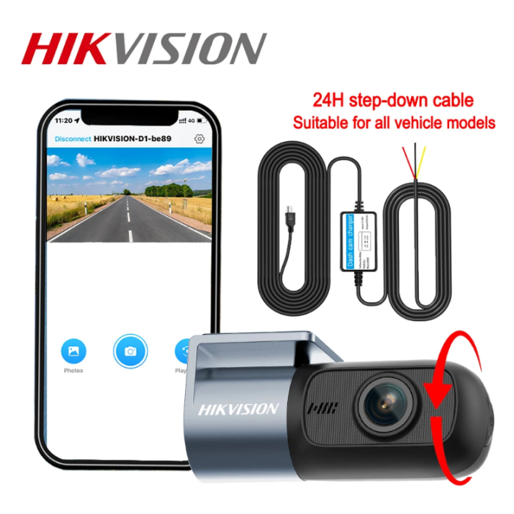 HIKVISION D1 Dash Cam For Car for Vehicle Mini Hidden Video Recorder ...