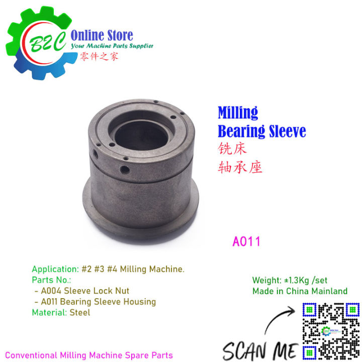 A004 A011 Conventional Milling Machine Spare Part R8 NT30 Spindle ...