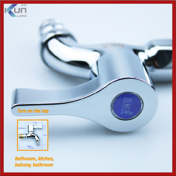 XinKunLong KL-T01-01 ก๊อกอ่างล้างจานแบบเปิดเร็วก๊อกน้ําห้องน้ําในครัวเรือนปากแหลมหรือปากตาข่าย ...