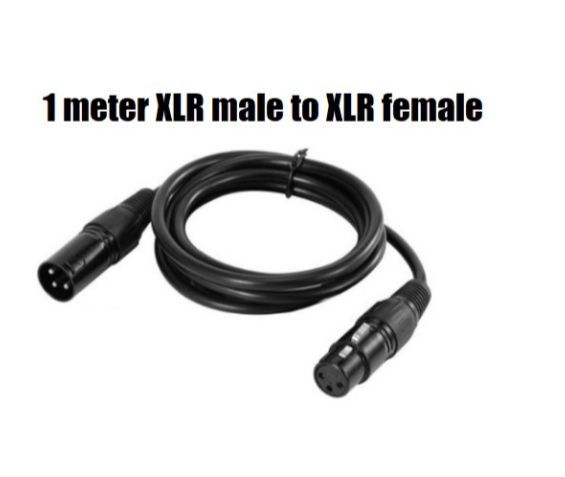 XLR Cable male to female 1 meter Dmx Cable | Lazada PH
