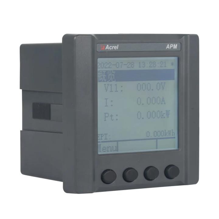 Acrel 3 phase multifunction power meter APM520/WF panel type wireless ...