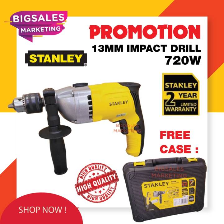 STANLEY Power Tool Impact Drill 720W with Intensive Value Pack ...