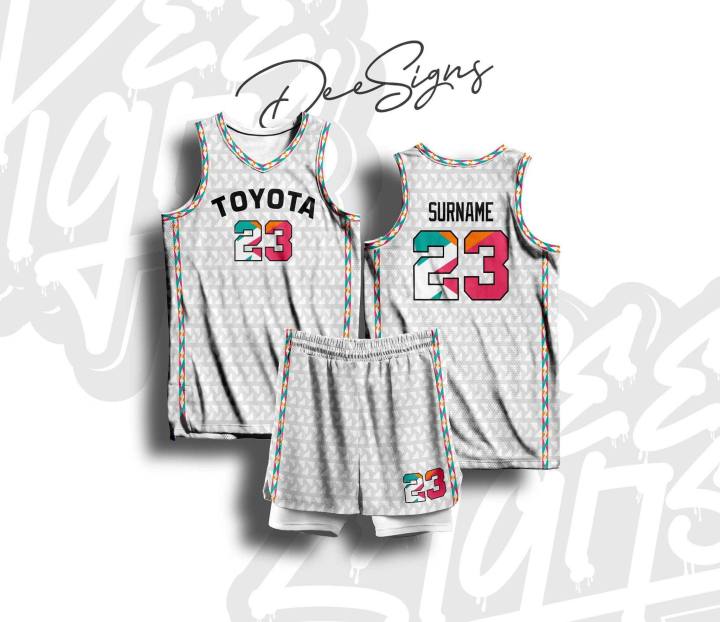TOYOTA 02 BASKETBALL JERSEY FREE CUSTOMIZE OF NAME AND NUMBER ONLY full ...