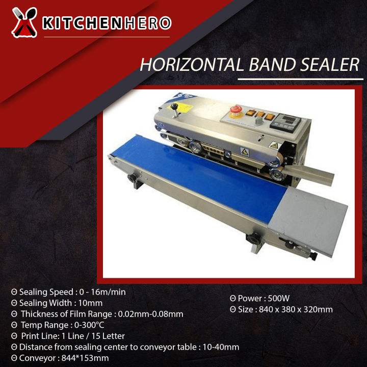 HORIZONTAL TYPE CONTINUOUS BAND SEALER W/ BRACKET / BAND SEALER ...