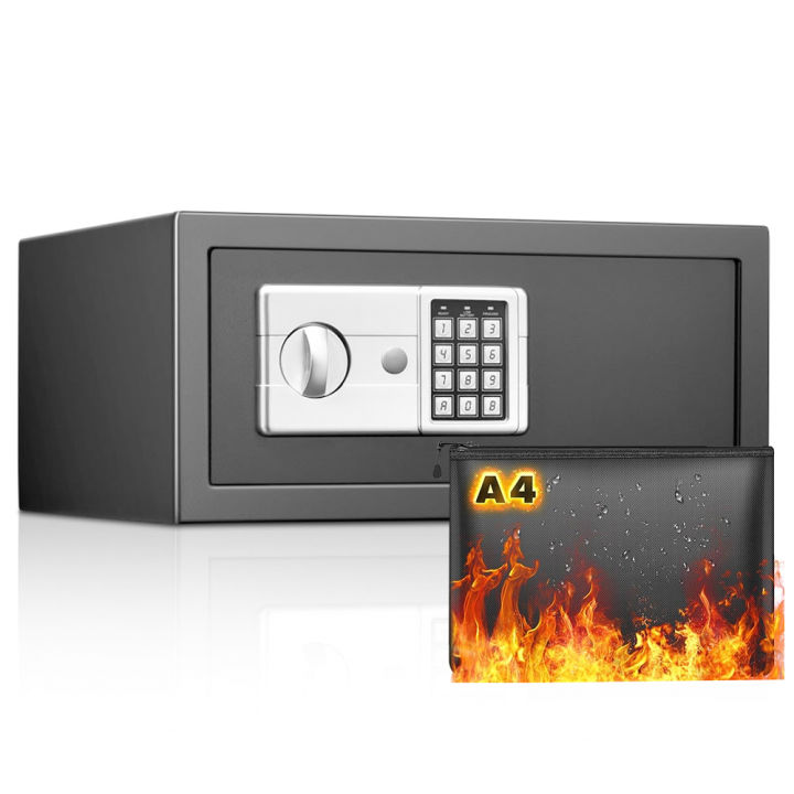 Home Safe Box offer free Fireproof Waterproof Bag, Fireproof ...