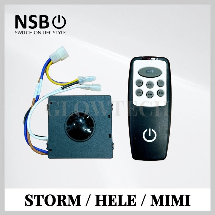 [ORIGINAL] NSB Ceiling Fan PCB/REMOTE CONTROL for STORM / HELE / MIMI ...