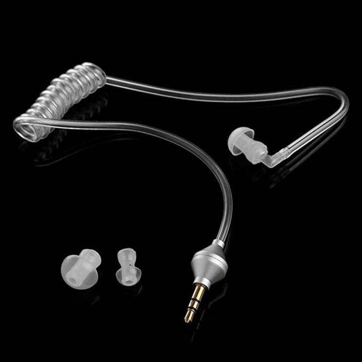 TECHPULSED In Ear Mono Air Tube Stereo Earphone Headset Anti-radiation ...