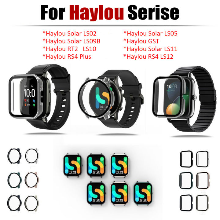 Hard Edge Shell Glass Screen Protector Film Case for Haylou GST LS09B ...