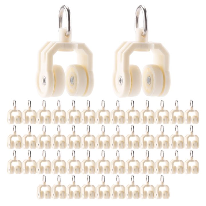 (XURN) Ceiling Curtain Track Flexible Bendable Curtain Track Rollers ...