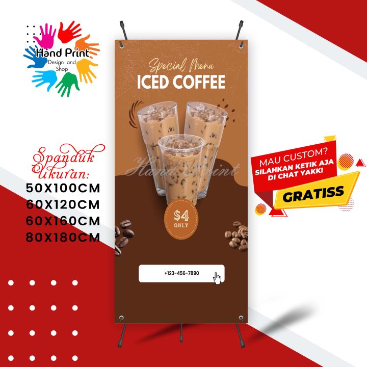 Cetak Spanduk Banner Jualan Es Kopi Susu Iced Coffee MMT Spanduk Custom ... Cetak Spanduk Banner Jualan Es Kopi Susu Iced Coffee MMT Spanduk Custom ...