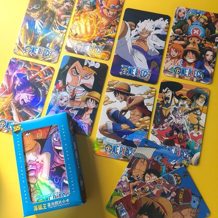 Anime Cards One Piece OPCG Replica Japanese Version Card Game OP01 ...