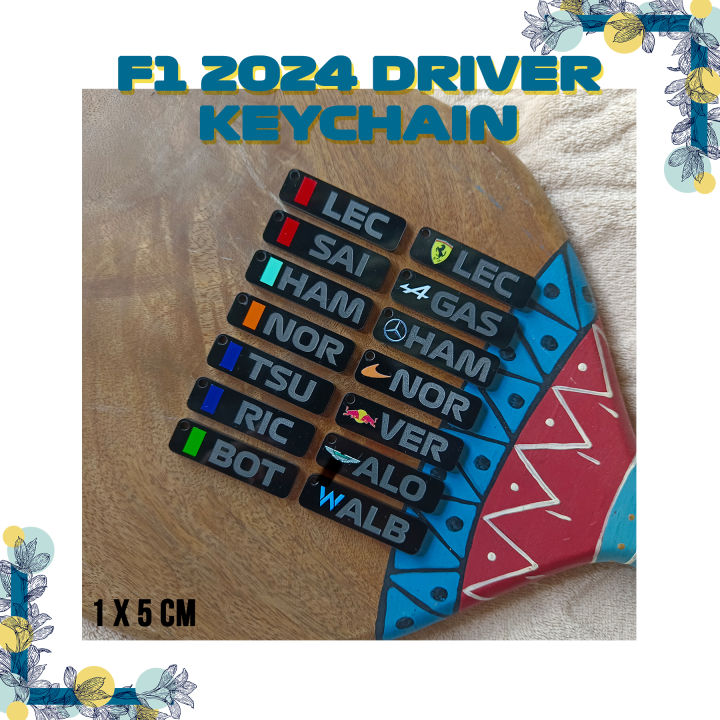 Formula 1 F1 2024 Driver Name Keychain | Lazada PH