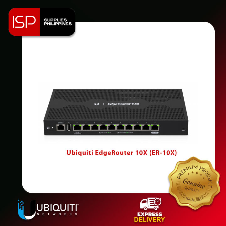 Ubiquiti EdgeRouter 10X (ER-10X) Bandwidth Manager - Hotspot Router ...