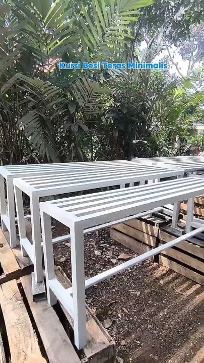 OLOGIS - Kursi Taman Besi Panjang 150 Minimalis Bangku Tunggu Teras ...
