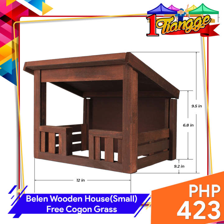 1Tiangge 1pc Belen House for Nativity For the Holiday Religious Item ...