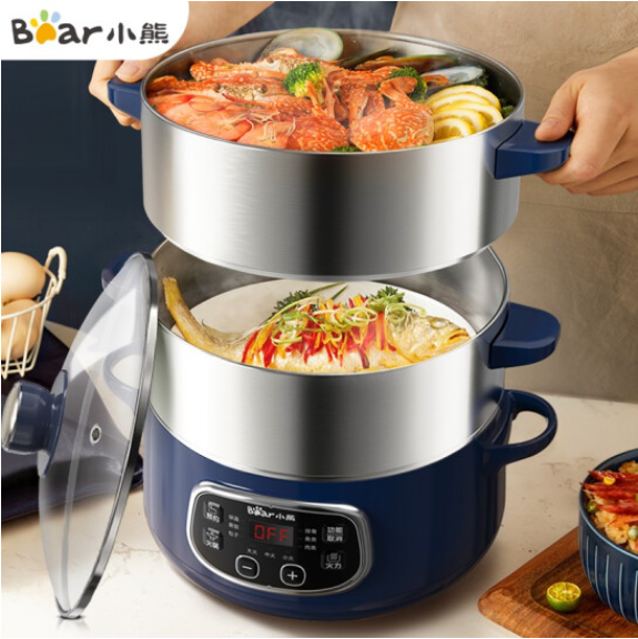Bear DZG-E45K5 Electric Steamer Electric Pot Electric Hot Pot Household ...