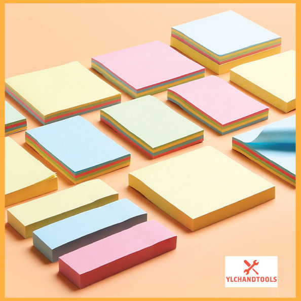 100 Sheet 3/4/5 IN 1 Sticky Note Strip 3″ X 3″ Colours Memo Label ...
