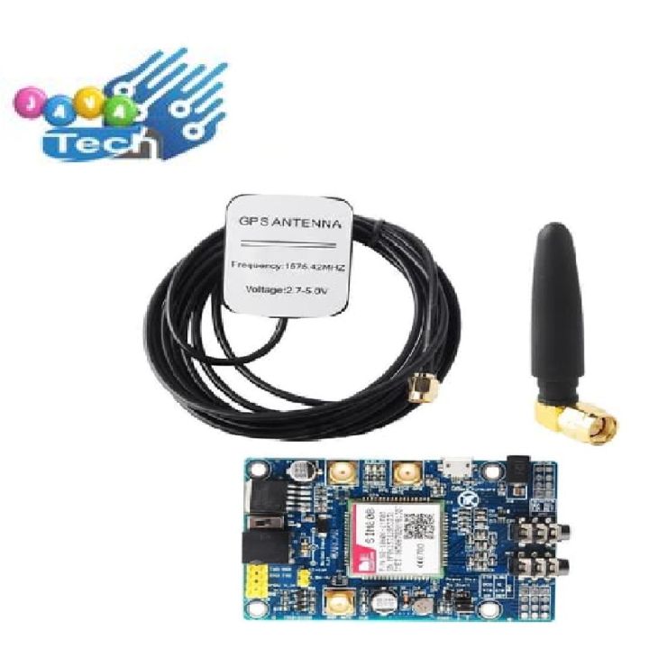 SIM808 Quad Band GSM GPRS GPS Shield Module Arduino Uno Mega + Antenna | Lazada Indonesia