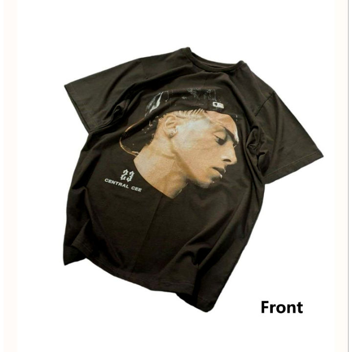 Central Cee Bootleg T-Shirt 90s retro rap tee Back t-shirt Hip Hop ...