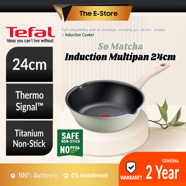 Tefal So Matcha Induction Base Multipan 24cm Non Stick | G17964 (Deep ...