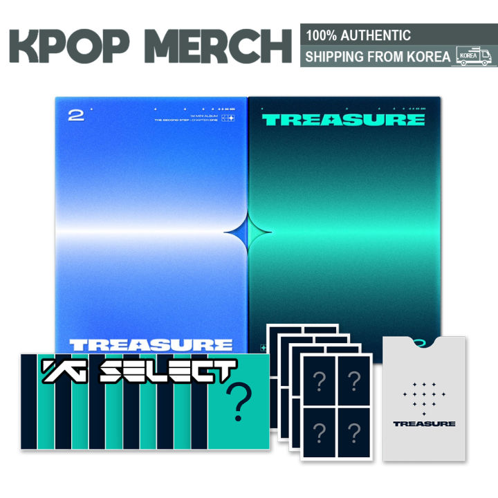 [+YG SELECT gift] TREASURE - 1st mini Album [ THE SECOND STEP : CHAPTER ONE ] Photobook ver ...
