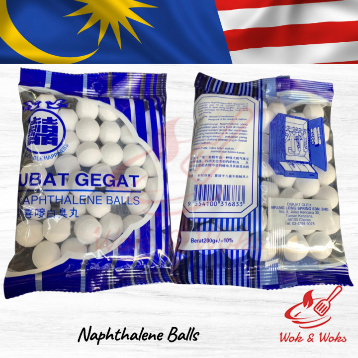 Naphthalene Balls / Ubat Gegat (200g) | Lazada