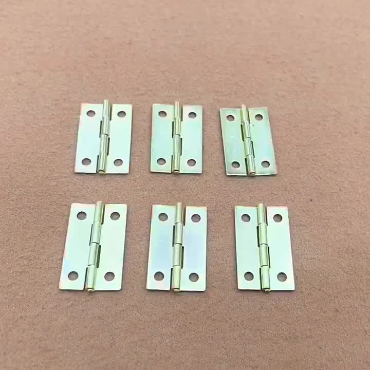 [YY]1.2 Steel Hinge-Inch Gift Small Wooden Hinge ature Flat Folding ...
