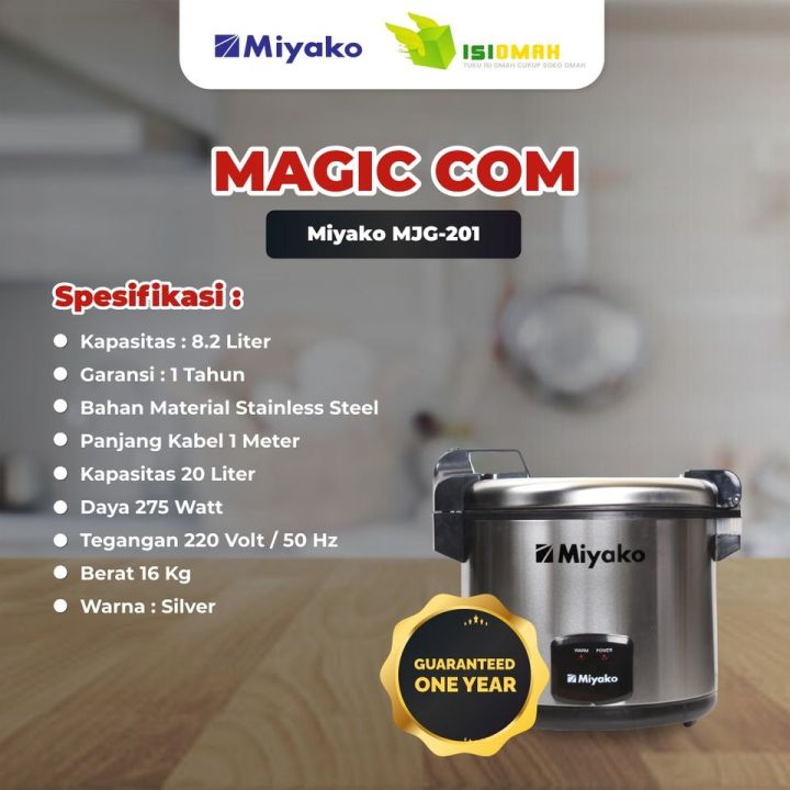 MIYAKO - Magic Jar Penghangat 20 Liter 245 Watt MJG201 | Lazada Indonesia