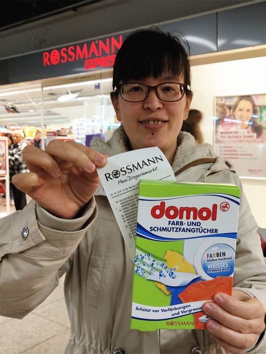 German original import domol color-absorbing anti-string dyeing colored ...