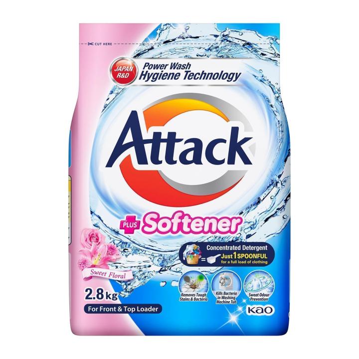 Attack Powder Detergent plus Softener 2.8KG | Lazada Singapore