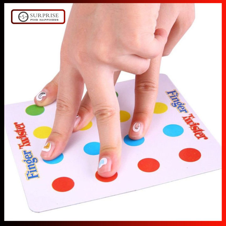 Mini Finger Twister Board Game Finger Version Table Party Game | Lazada ...