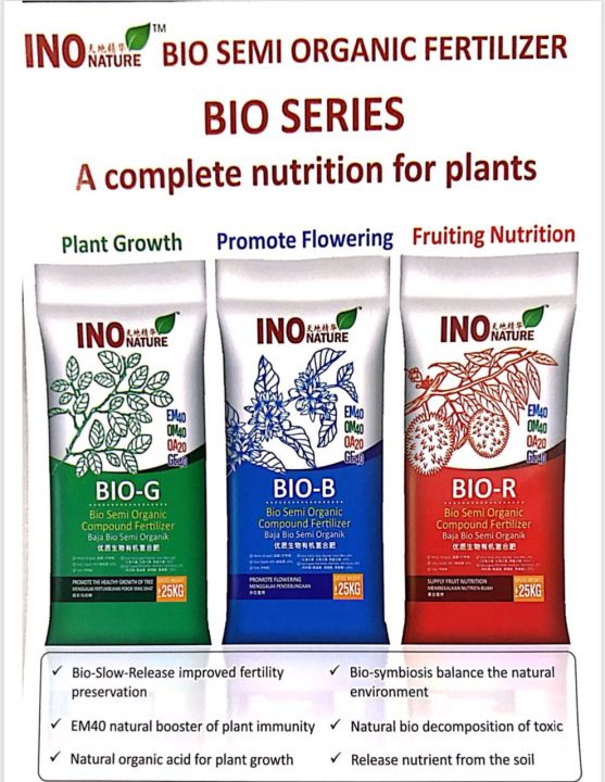 INO NATURE BIO SERIES FERTILIZER / BAJA INO NATURE BIO-SERIES (UNTUK ...