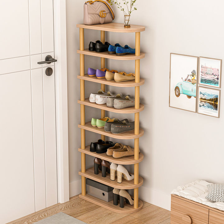 8 Layer Shoe Rack Rounded Corners Design Thick Wooden High Quality ...